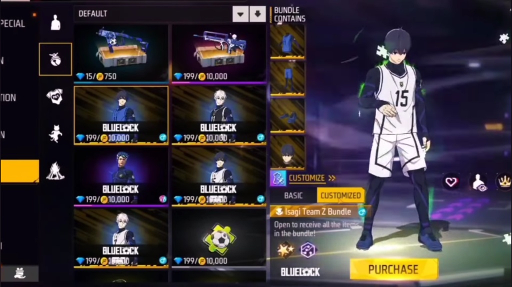 Free Fire x BLUELOCK collaboration brings themed outfits, weapon skins ...